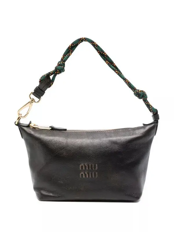Miu Miu Leather Shoulder Bag - Brown