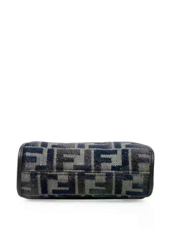 Fendi Nano Peekaboo Satchel - Grey