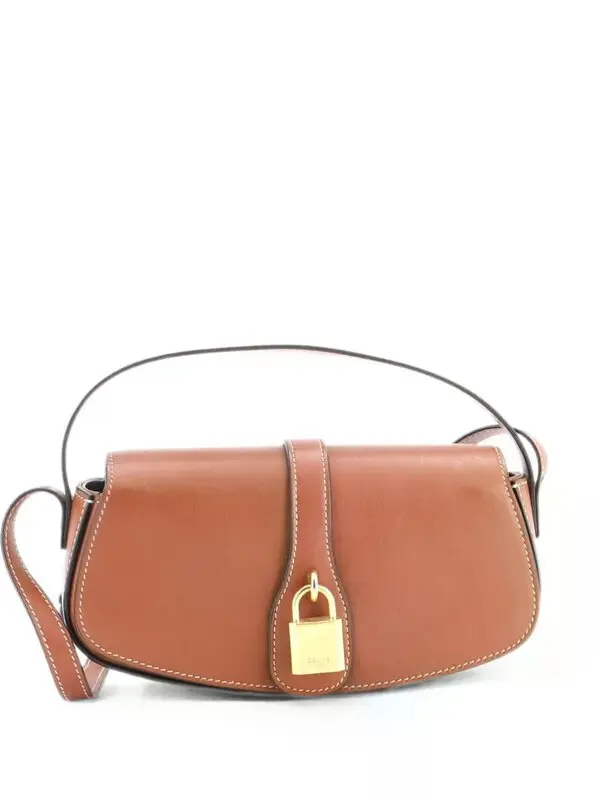 Celine Tabou Clutch With Strap Smooth Calfskin Shoulder Bag