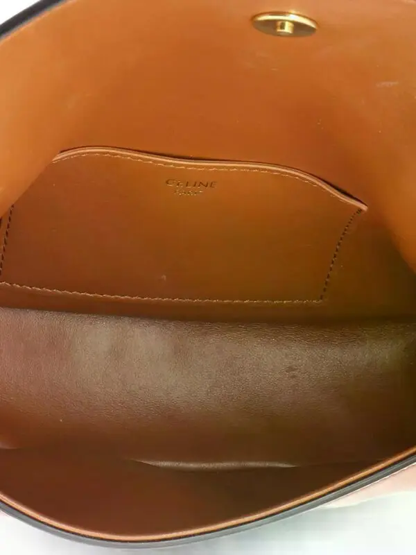 Celine Tabou Clutch With Strap Smooth Calfskin Shoulder Bag