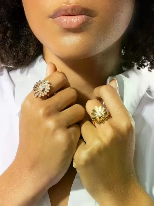ANITA KO Water Lily Diamond Ring