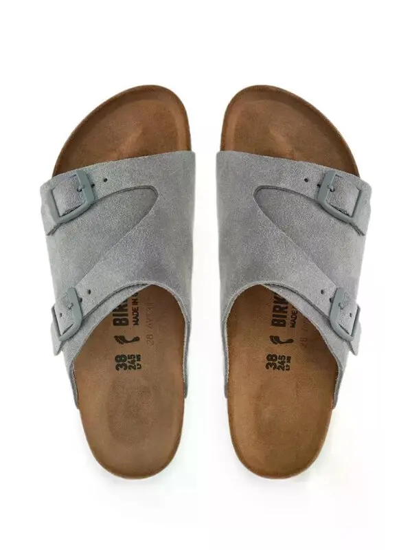 BIRKENSTOCK Zürich Suede Leather Sandals