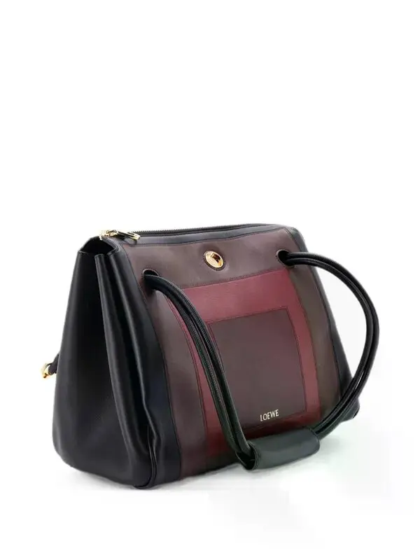 Loewe X Albers Madrid Leather Medium Shoulder Bag