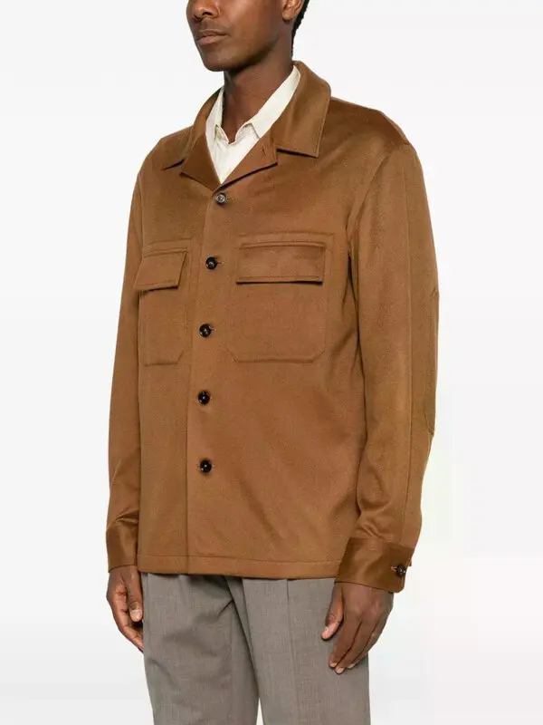 Zegna Button-fastening Flap-pocket Shirt