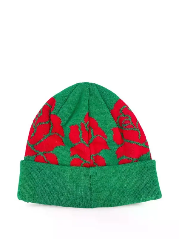 Supreme Rose-knit Beanie Hat