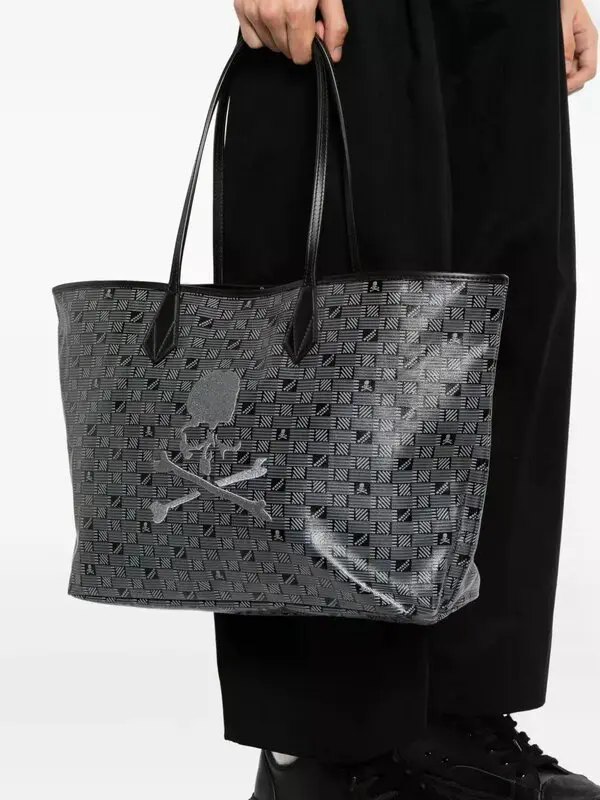 MASTERMIND WORLD Skull Print Tote Bag - Black