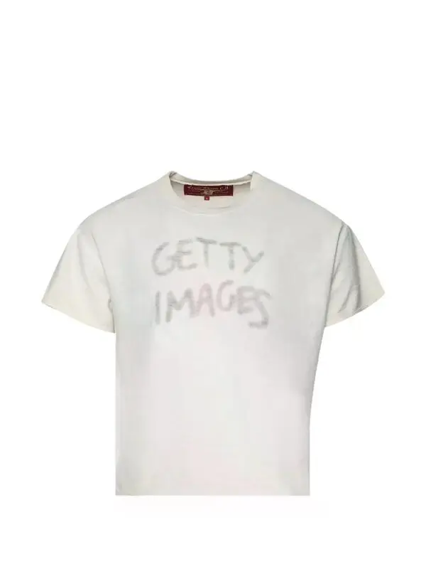 CRAZY CLOWN L.A. Slogan-print T-shirt