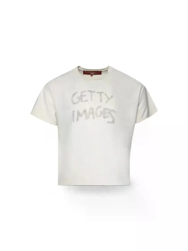 CRAZY CLOWN L.A. Slogan-print T-shirt