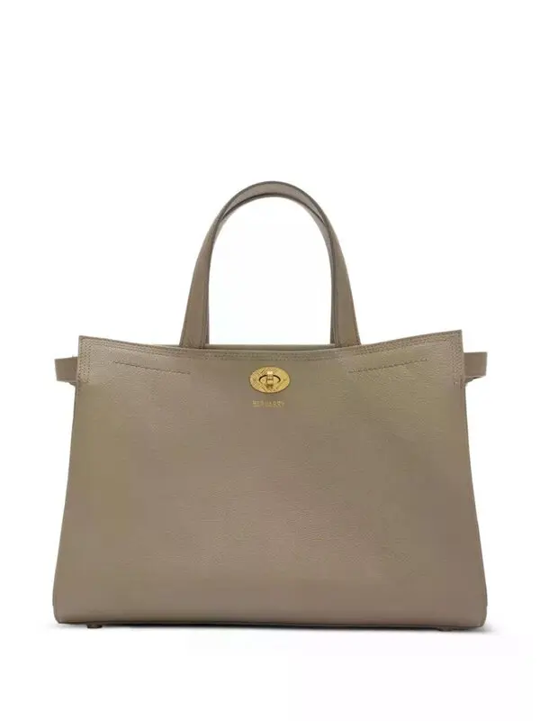 Burberry Small Cotswolds Check Tote Bag - Neutrals