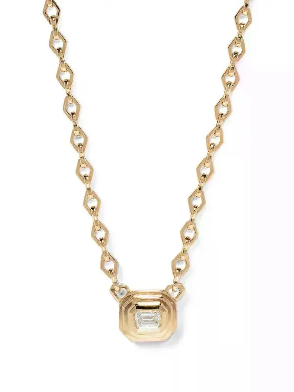 AZLEE Staircase Diamond Necklace