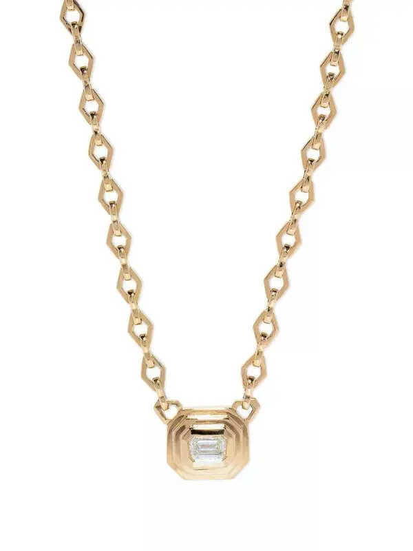 AZLEE Staircase Diamond Necklace