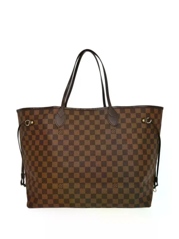 LOUIS VUITTON 2012 Gm Neverfull Tote Bag - Brown