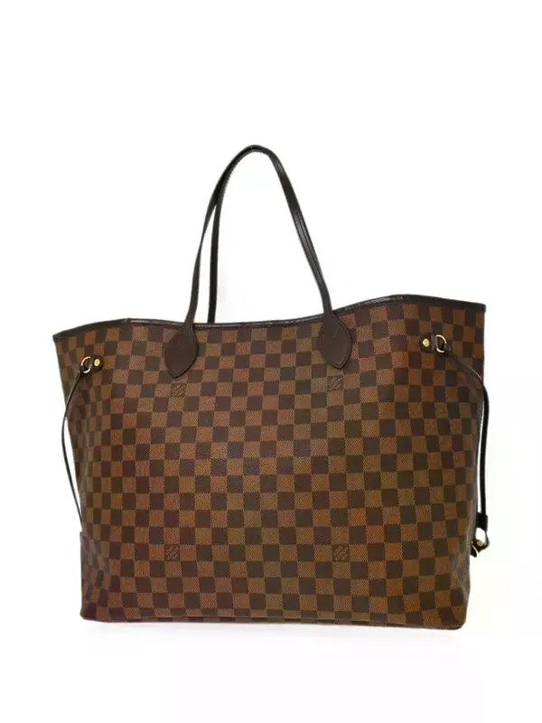 LOUIS VUITTON 2012 Gm Neverfull Tote Bag - Brown