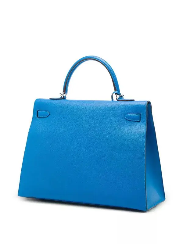 Hermès Epsom Kelly Ii Sellier 35 Satchel - Blue