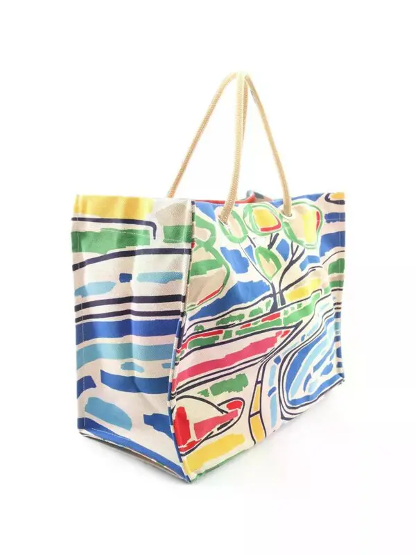 Hermès Toile Farniente Beach Tote Bag - Neutrals