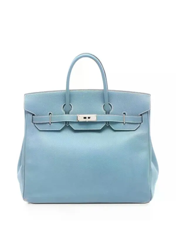 Hermès 2006 Epsom Hac Birkin 32 Handbag - Blue
