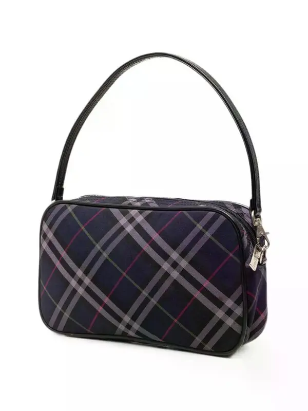 Burberry 2000-2017 Supernova Check Canvas Pochette Handbag
