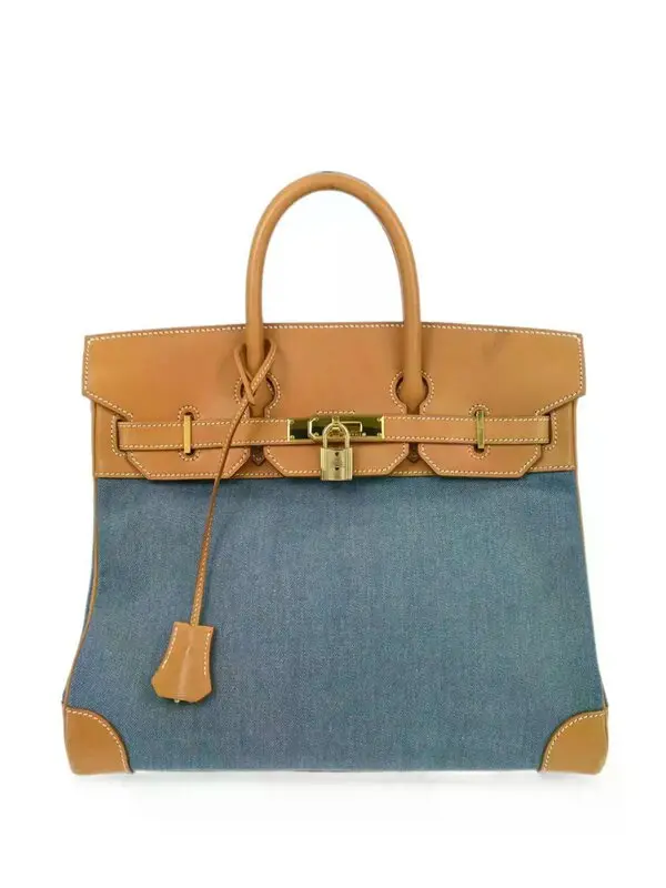 Hermès 1996 32 Haut A Courroies Handbag - Neutrals
