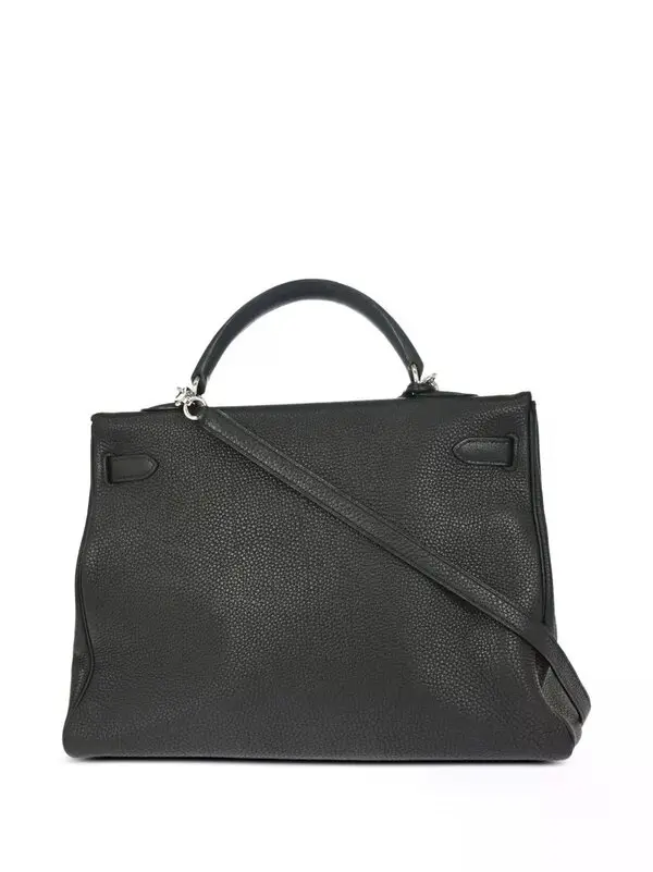 Hermès 35 Kelly Retourne Tote Bag - Black