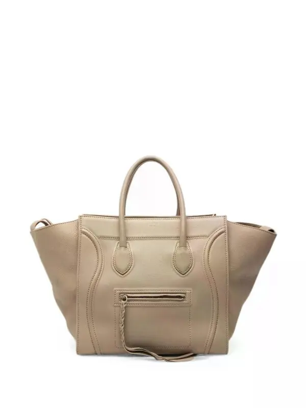Celine 2011 Medium Leather Luggage Phantom Tote Bag