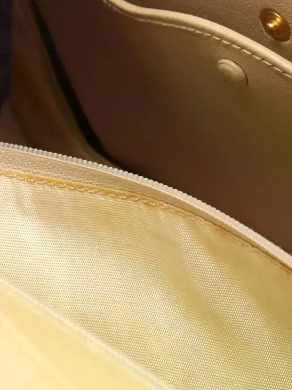 Gucci 20th Century Calfskin Bamboo Night Satchel - Neutrals