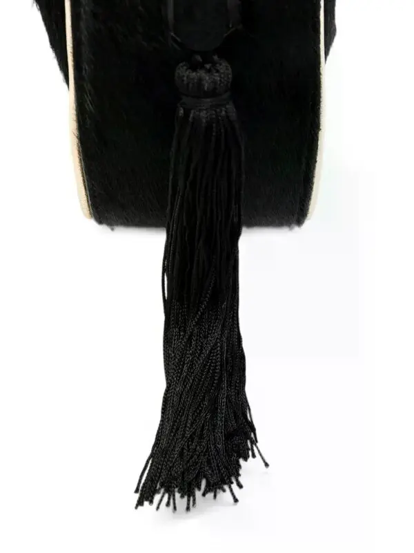 FORTE_FORTE Tassel-detail Braided-strap Shoulder Bag