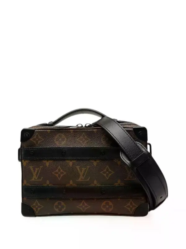 LOUIS VUITTON 2010-2026 Monogram Macassar Handle Soft Trunk Satchel