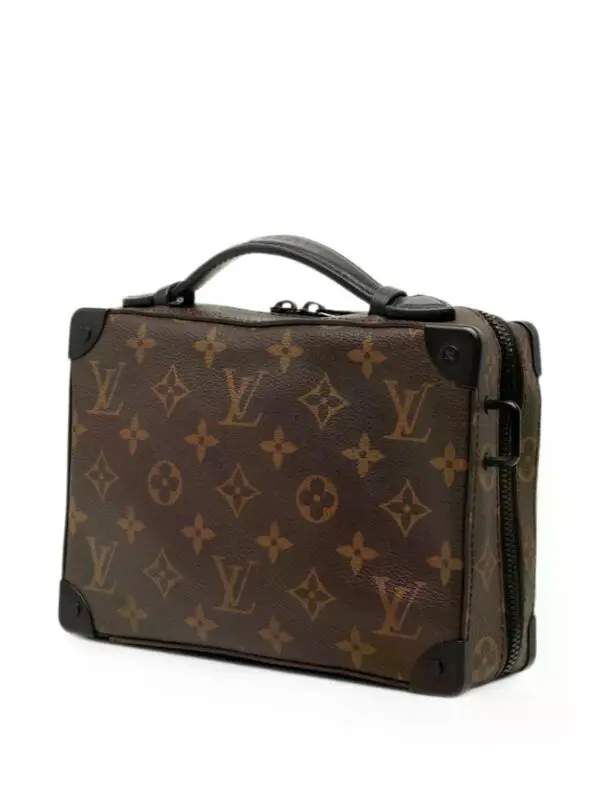 LOUIS VUITTON 2010-2026 Monogram Macassar Handle Soft Trunk Satchel