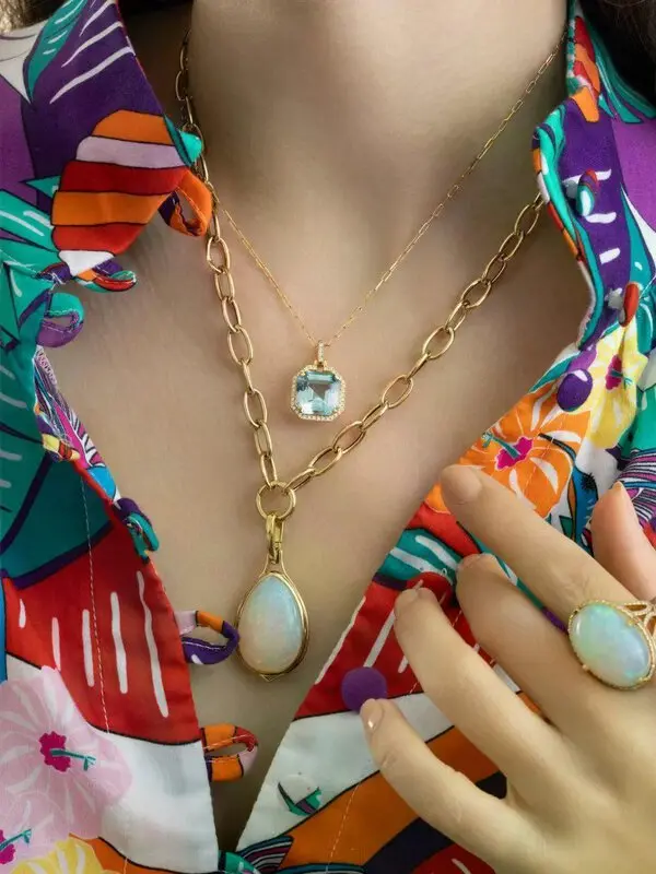 Goshwara G-one Pear Opal Necklace