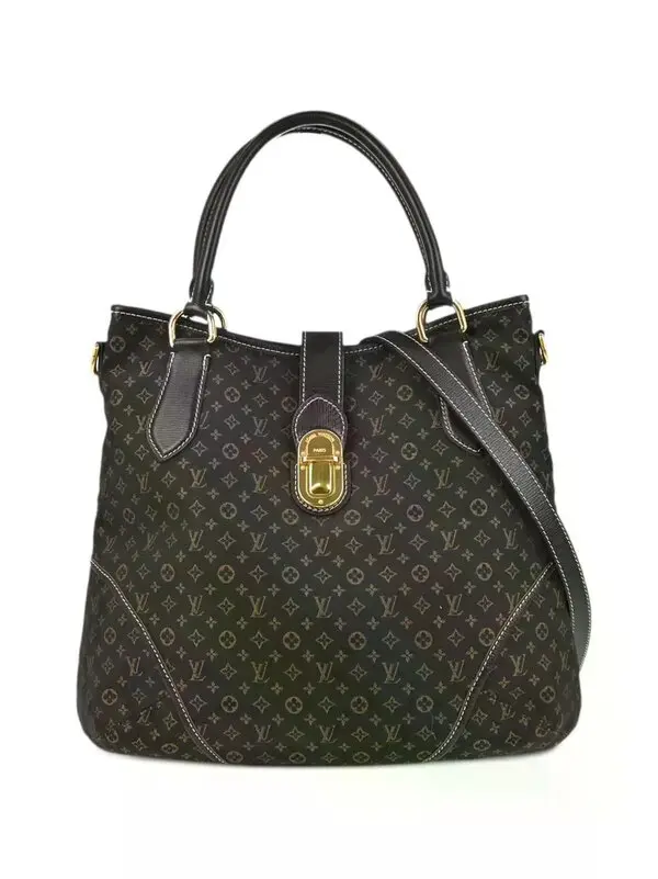 LOUIS VUITTON Elegie Monogram Tote Bag - Brown