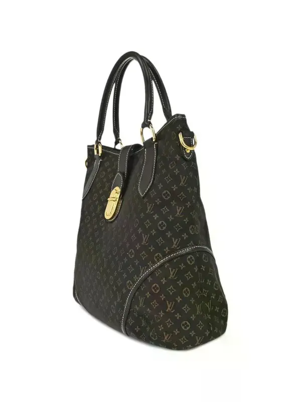 LOUIS VUITTON Elegie Monogram Tote Bag - Brown