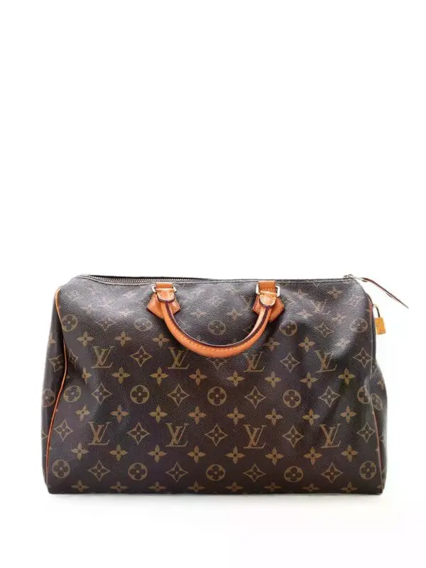 LOUIS VUITTON Speedy Handbag Monogram Canvas 35 Satchel