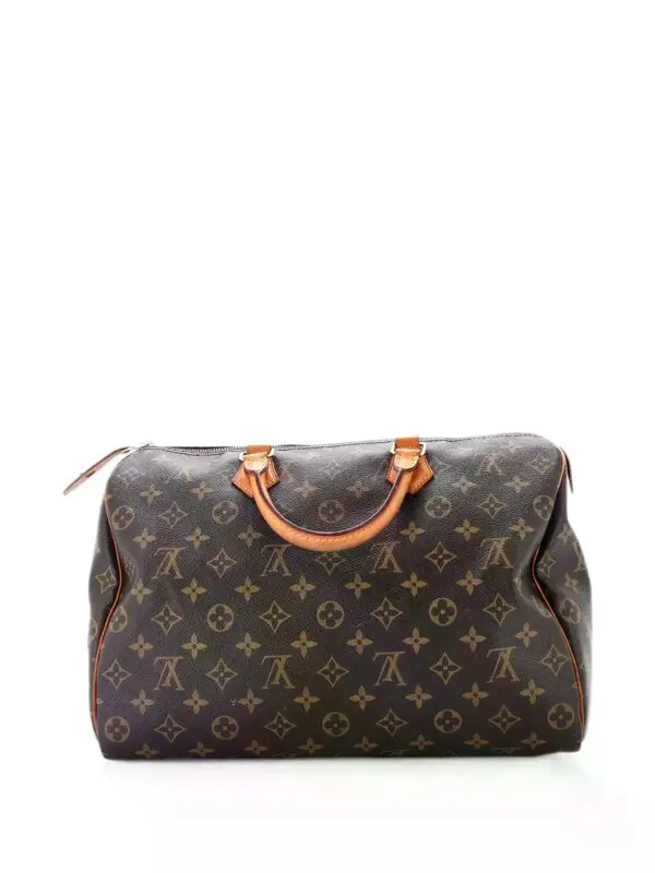 LOUIS VUITTON Speedy Handbag Monogram Canvas 35 Satchel