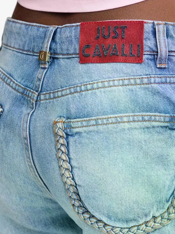Just Cavalli Braided-trim Knee-length Shorts