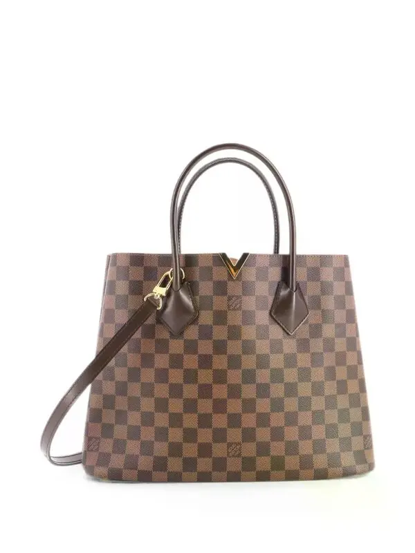 LOUIS VUITTON Kensington Damier Tote Bag - Brown