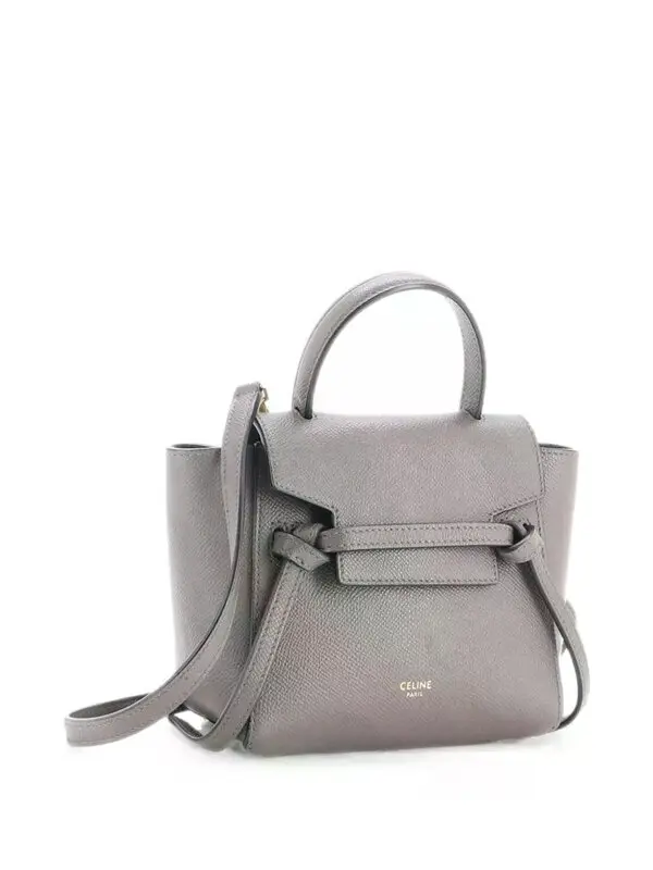 Celine Belt Bag Textured Leather Pico Shoulder Bag