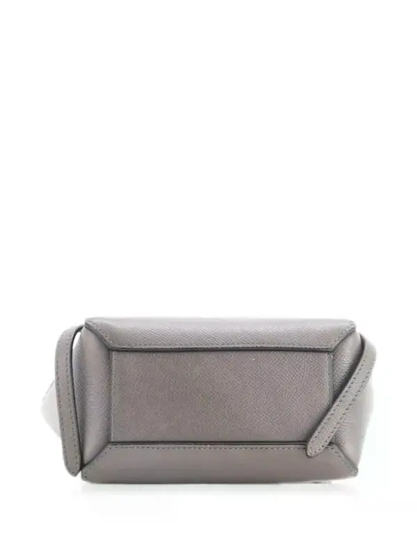 Celine Belt Bag Textured Leather Pico Shoulder Bag