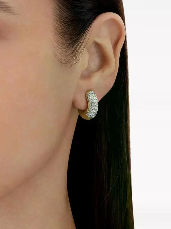 NANIS Libera Diamond Huggie Earrings - Gold