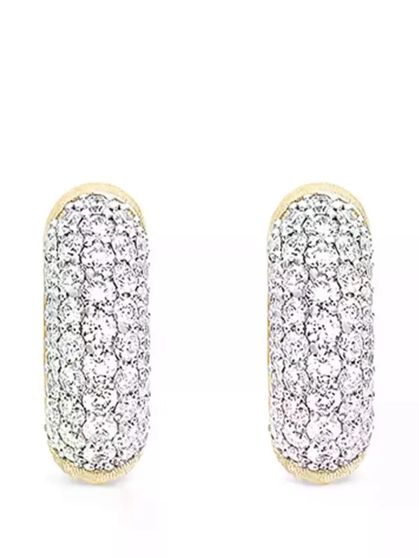 NANIS Libera Diamond Huggie Earrings In 18k Yellow - Gold