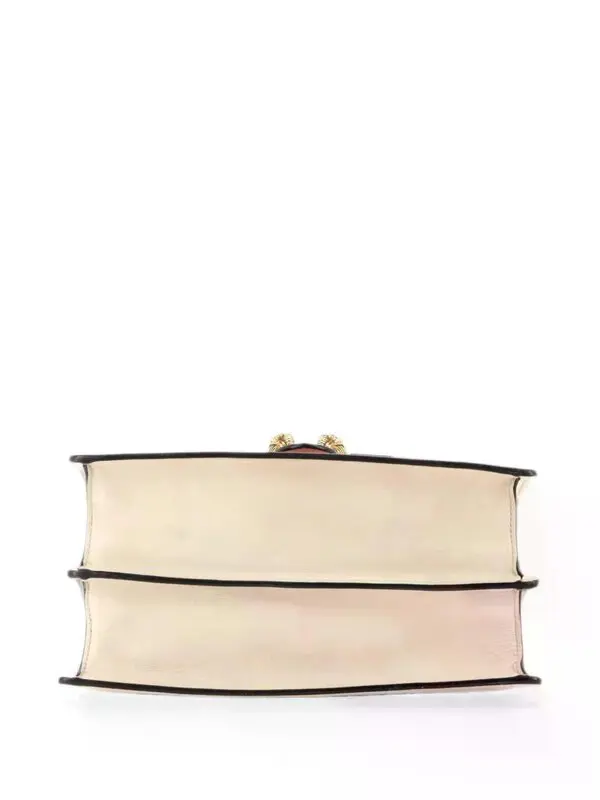 Gucci Dionysus Bamboo Top Handle Bag Colorblock Leather Medium Satchel