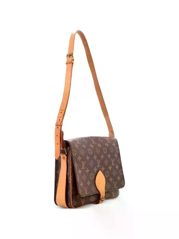 LOUIS VUITTON Cartouchiere Monogram Canvas Gm Bag - Brown