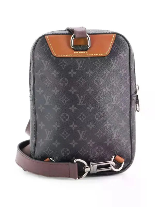 LOUIS VUITTON Amazone Sling Bag Patchwork Monogram Eclipse Canvas And Printed Leather Backpack