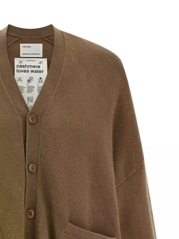 Extreme Cashmere N°24 Tokio Oversized Cardigan - Brown