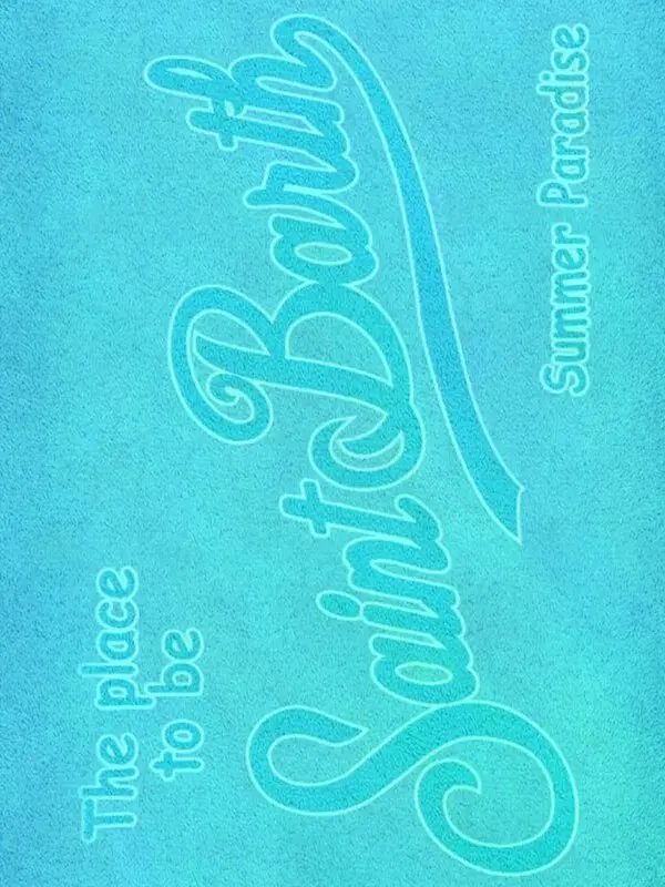 MC2 SAINT BARTH Aline Logo Beach Towel