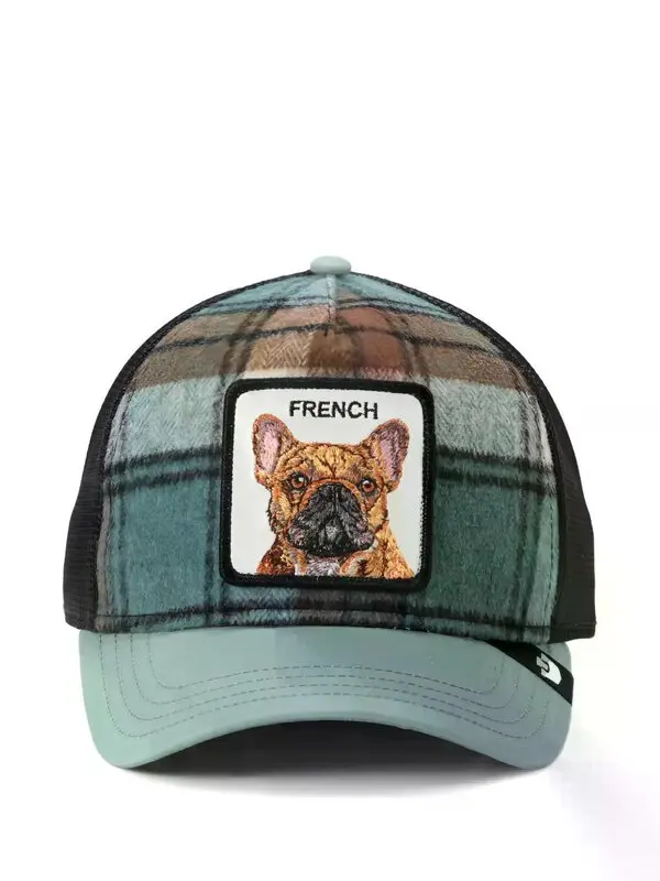 GOORIN BROS Check Pattern Logo Patch Cap - Green