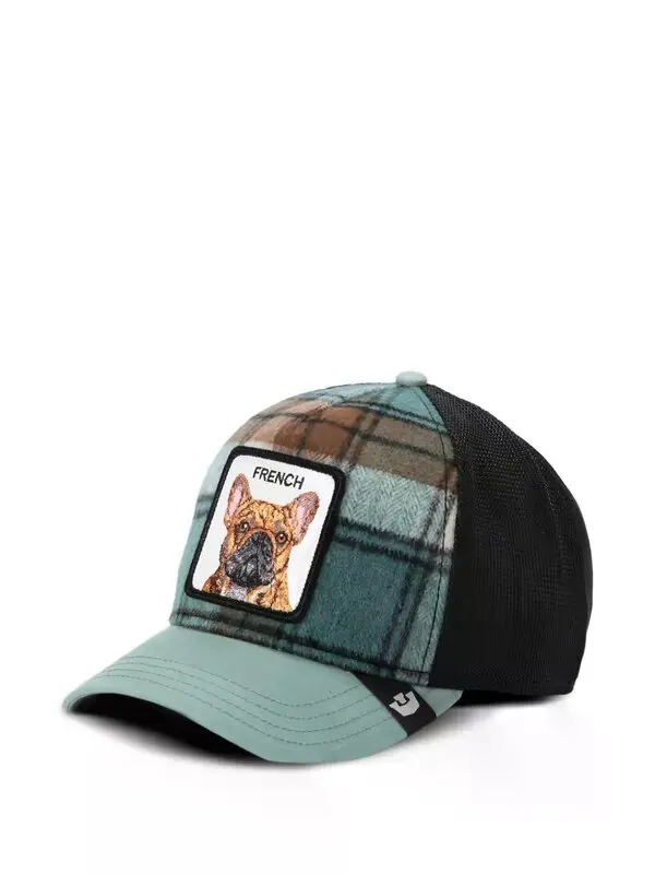 GOORIN BROS Check Pattern Logo Patch Cap - Green