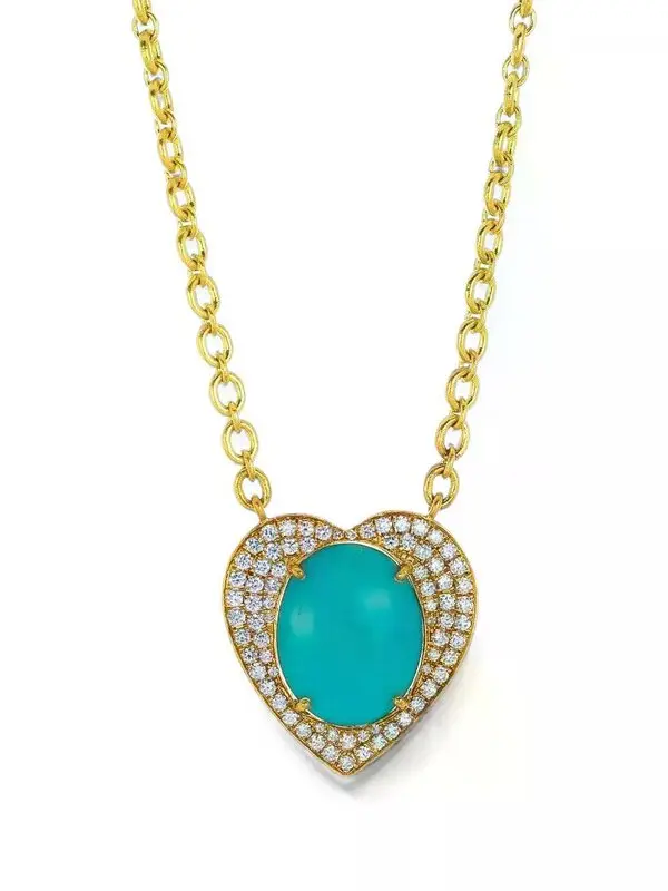 Irene Neuwirth Turquoise Heart Necklace