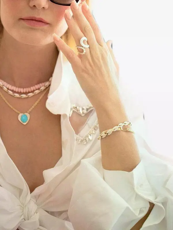 Irene Neuwirth Turquoise Heart Necklace