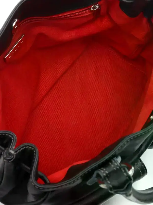 Loewe Calfskin And Suede Anagram Pocket Tote Bag