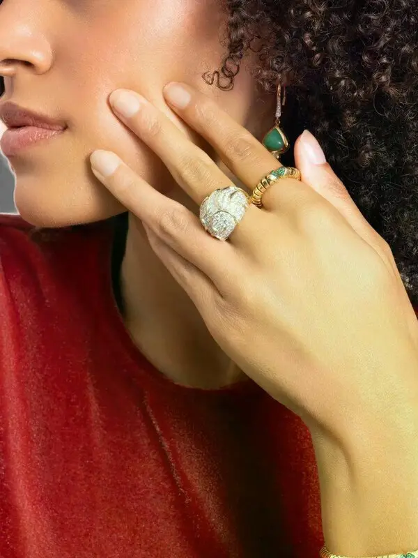 Marina B Onda Bombé Diamond Ring - Gold